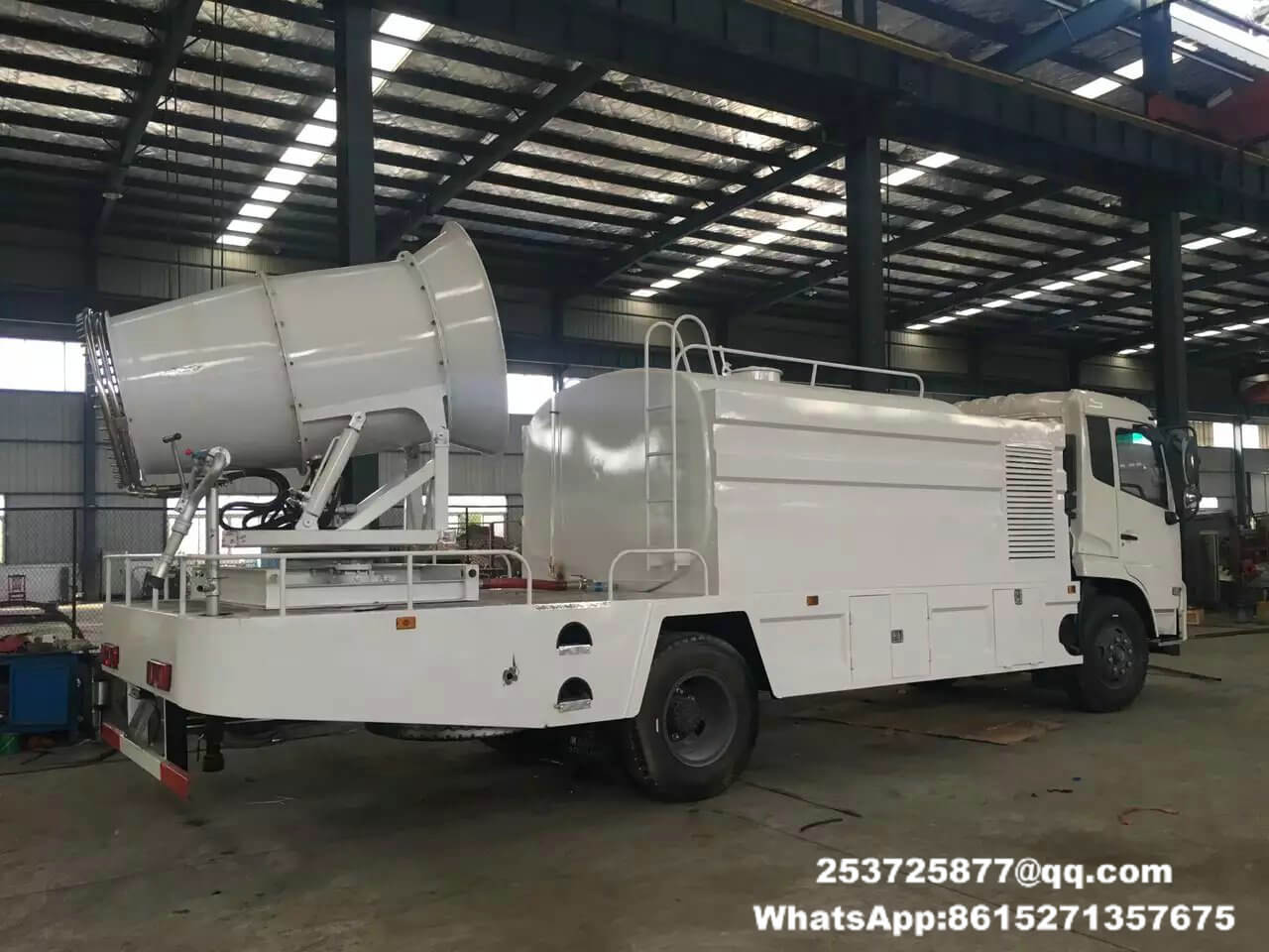 SHACMAN Truck Mounted Dust Suppression Unit muti function dust control ...