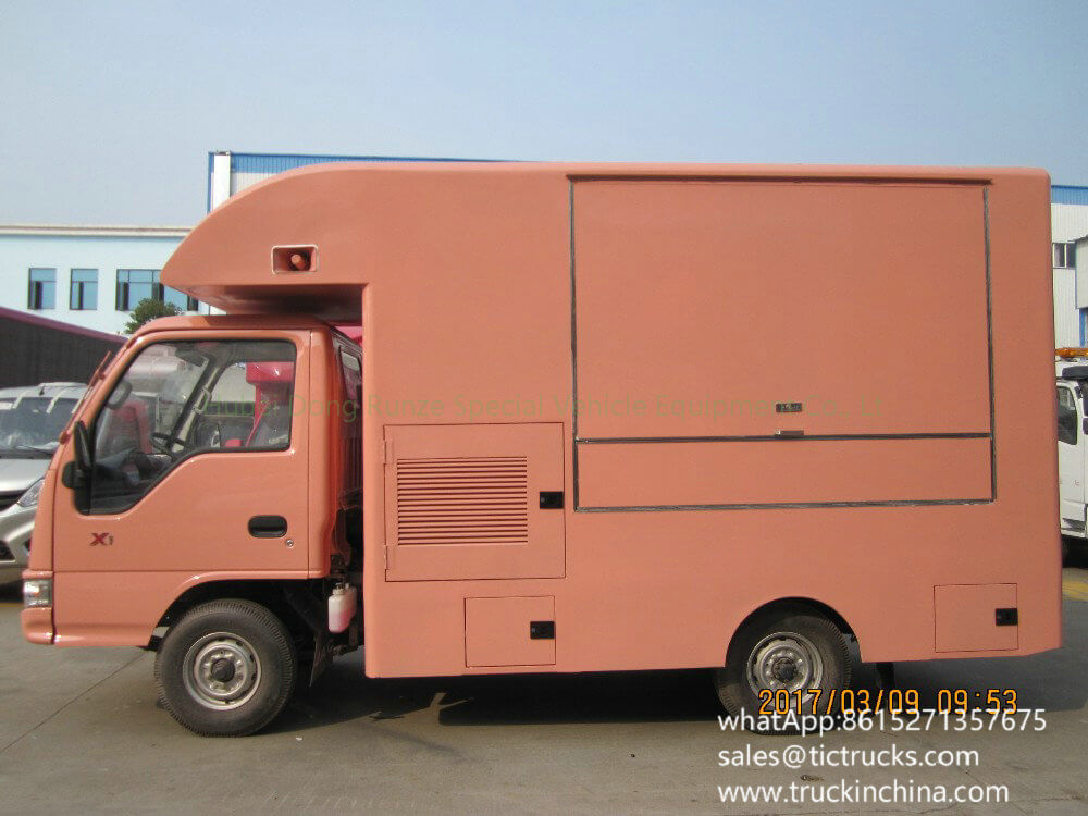 Mini JAC food truck fast food van food truck ice cream cart/hot dog ...