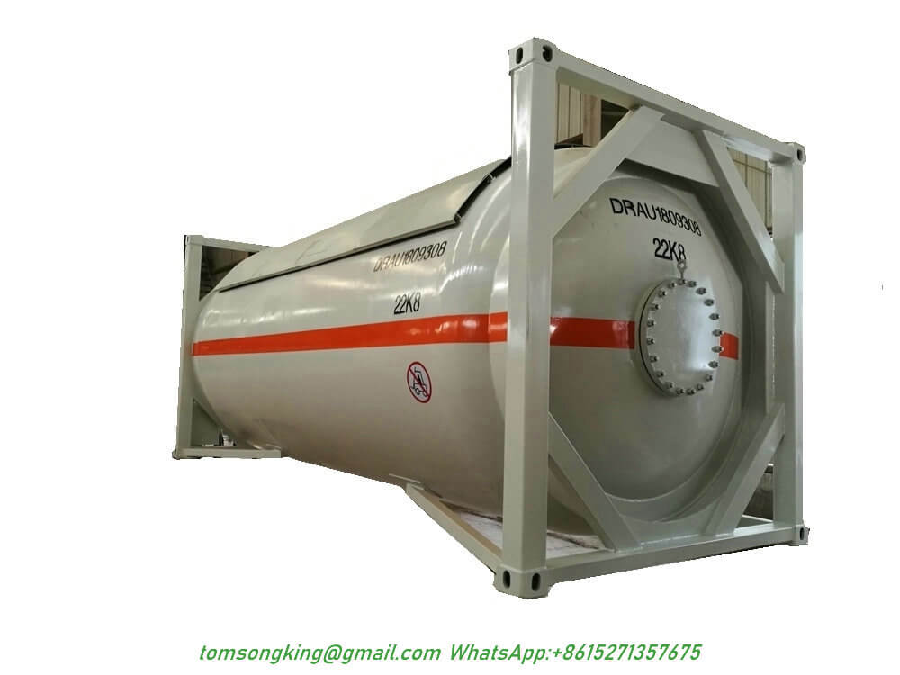 Wholesale NH3 ISO Tank Container 20FT 24000L Anhydrous Liquid Ammonia ...