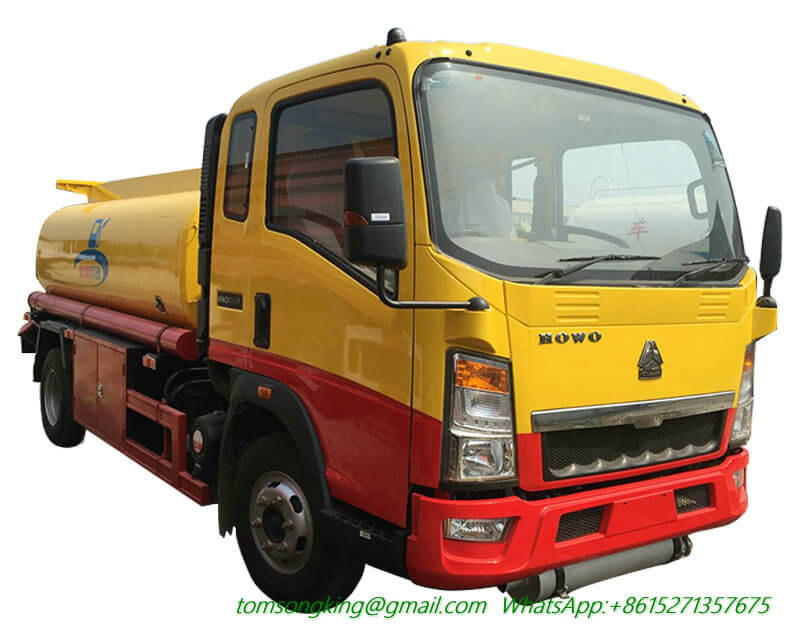 Wholesale HOWO Fuel Oil Bowser 5000Liters in Chinese - Hubei Dong Runze ...