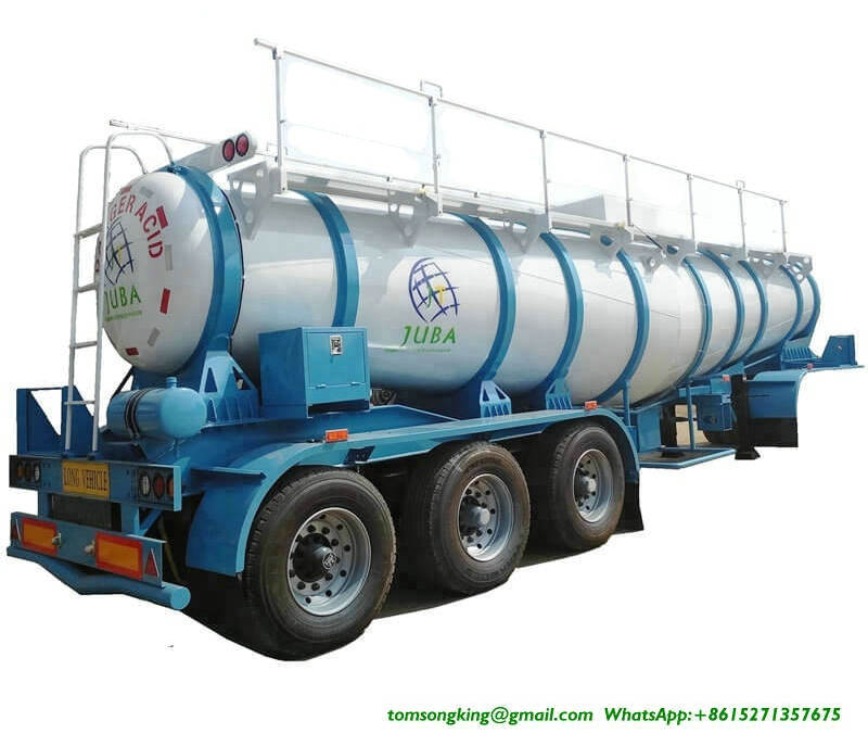 Wholesale 40T V Shape Sulfuric Acid Tanker V Shape 40000KG -22CBM CIF ...